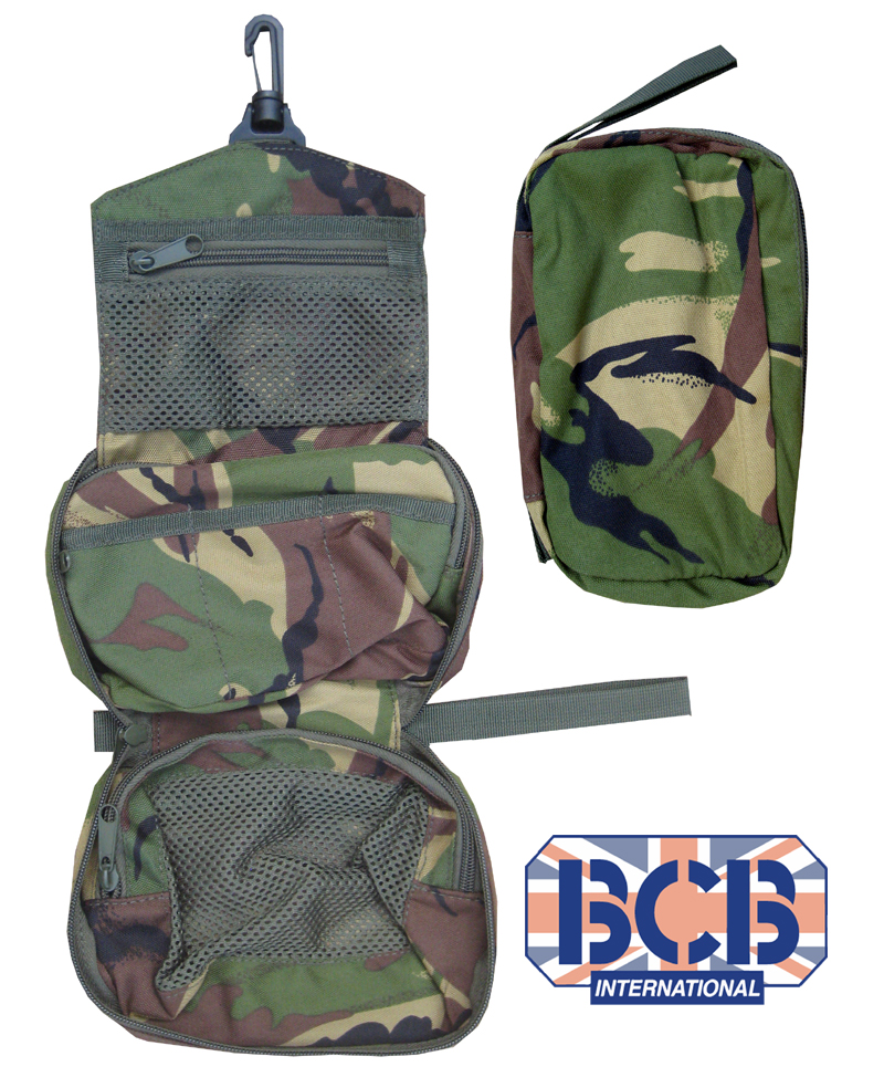 Mens British Army Military Medical Medic Travel First Aid Kit Bag Pouch ...