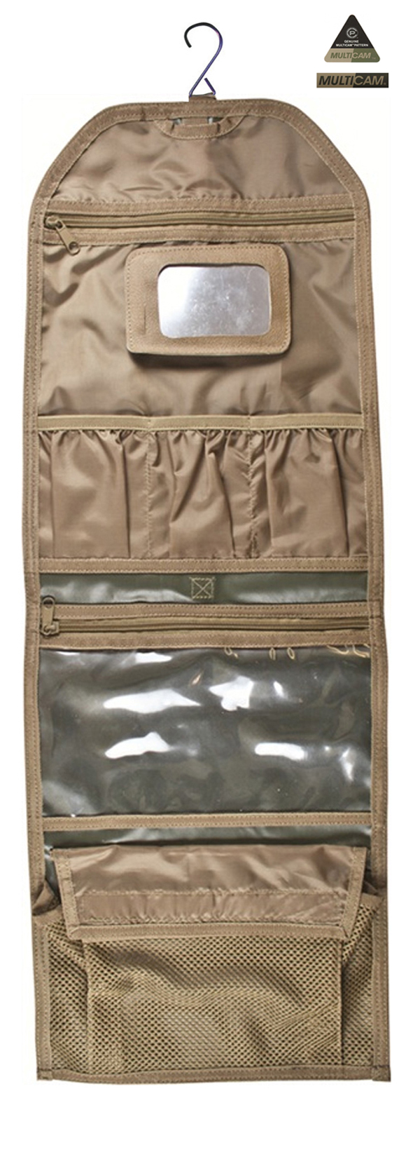 Mens Army Combat Military Hanging Wash Shave Toilet Travel Bag Kit Roll ...